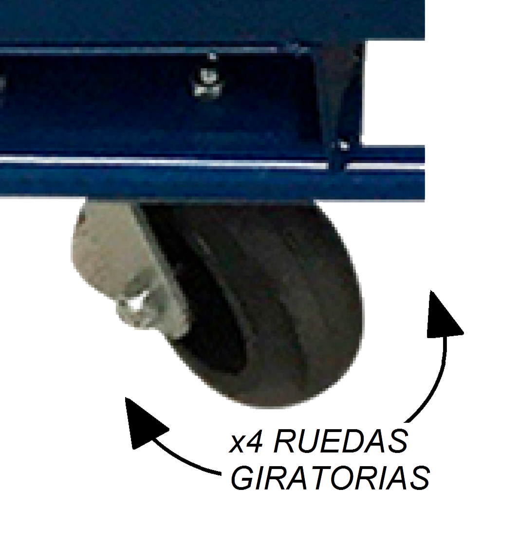 Carro Porta Placas de Yeso tipo pladur con 4 Ruedas Rotativas PROMOFIX ...